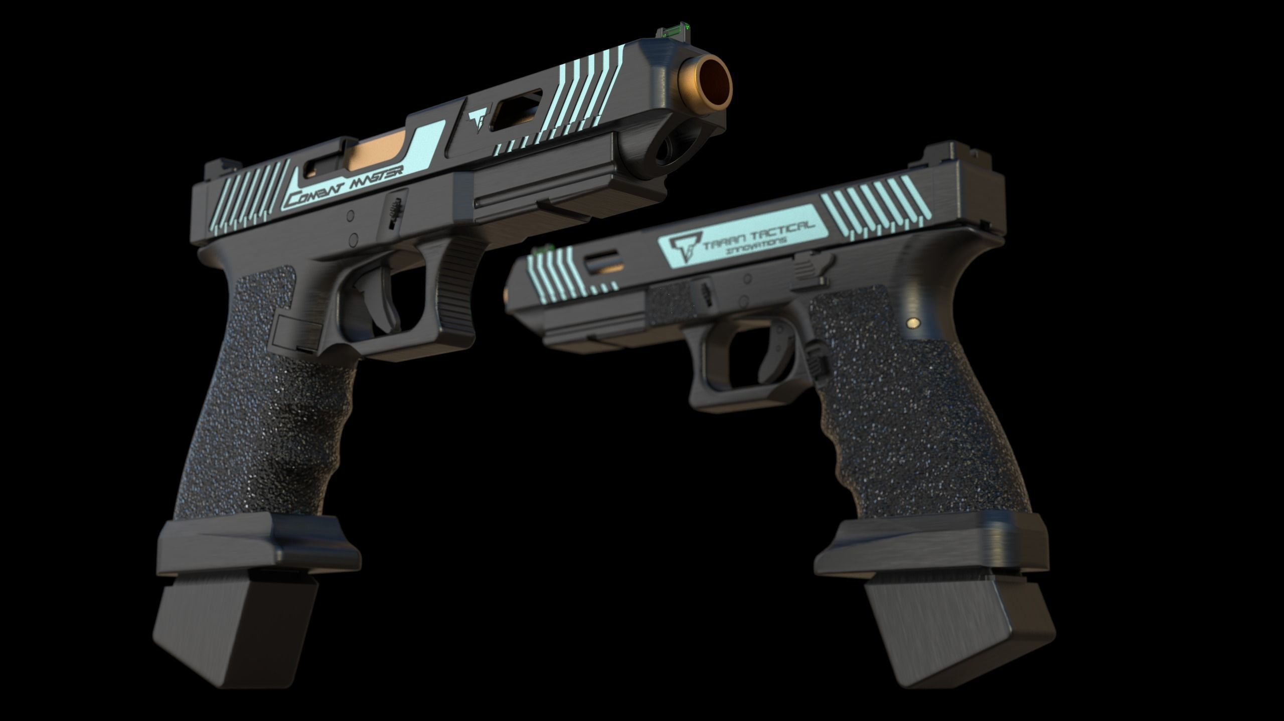 The John Wick Combat Master Glock 34 3D model | CGTrader