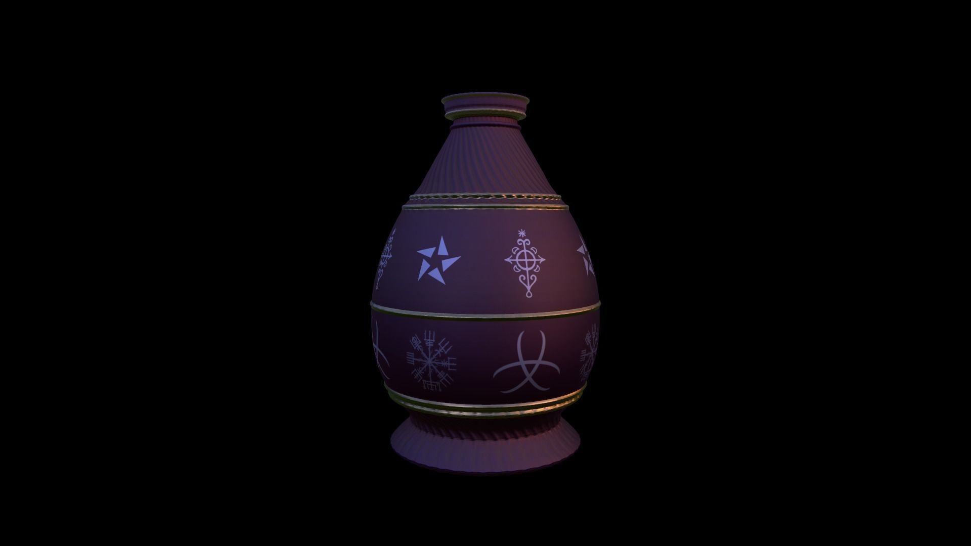 Stylized clay pot free VR / AR / low-poly 3D model | CGTrader