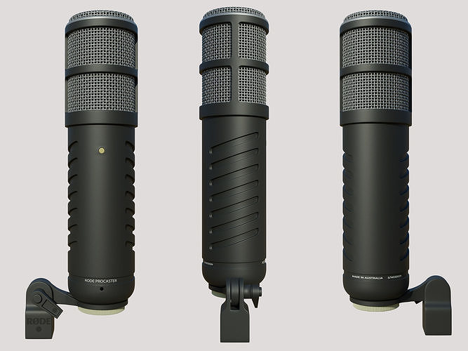 rode procaster microphone 3D model | CGTrader