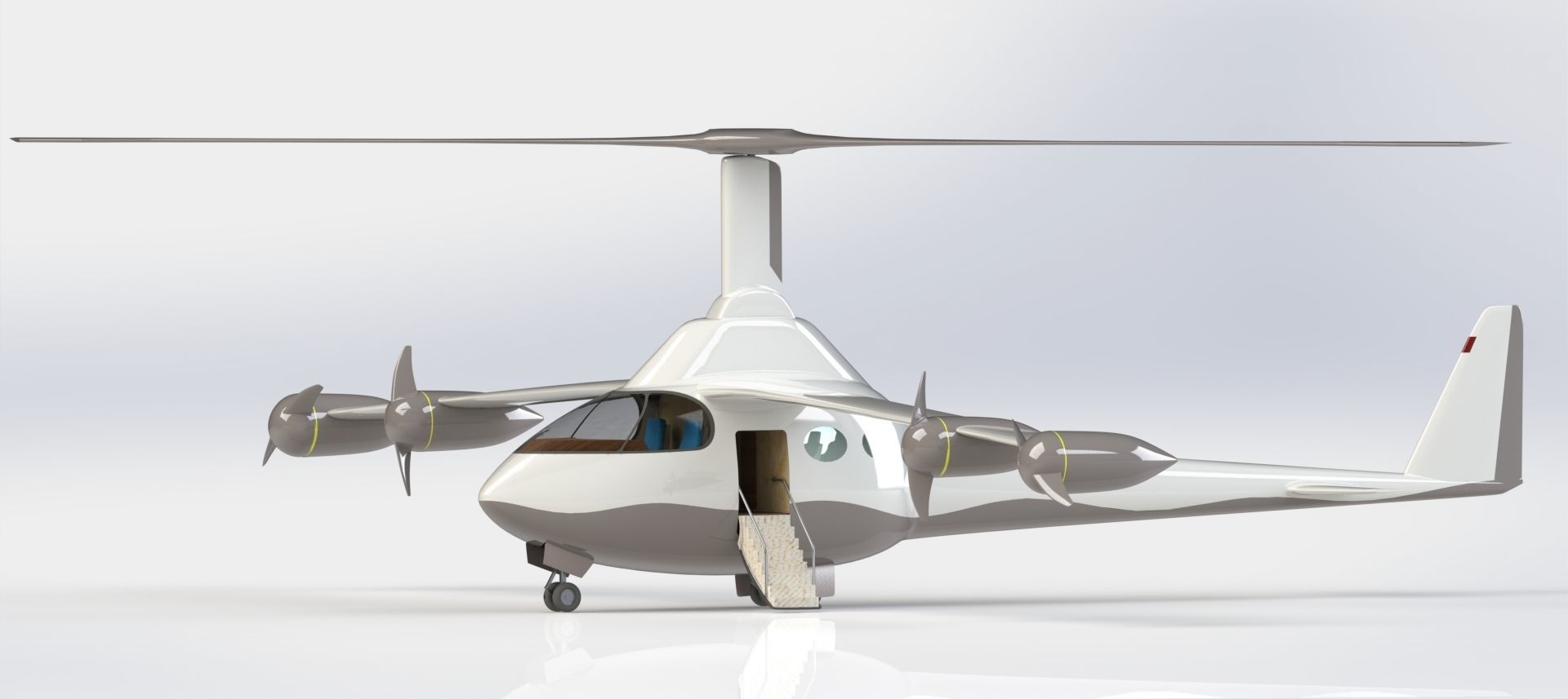 eVTOL Airplane 3D model | CGTrader