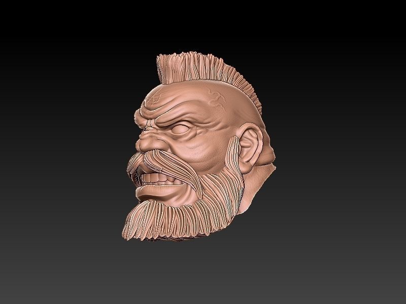 Street Fighter Zangief 3D model 3D printable | CGTrader