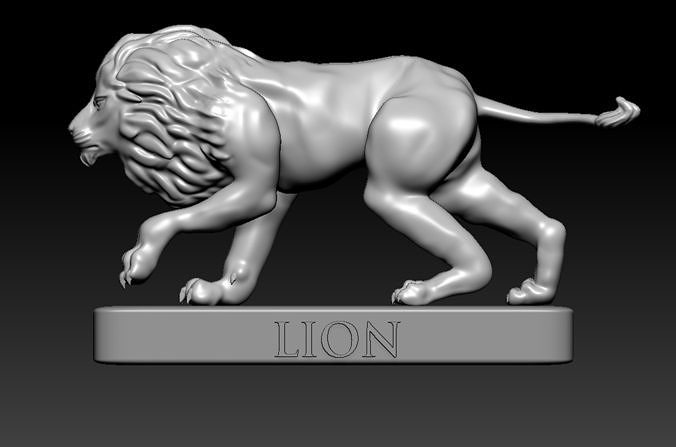Moving Lion 3D model | CGTrader