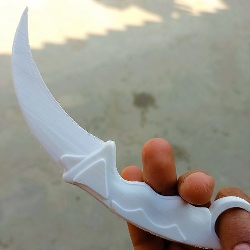Print ready Karambit knife 3D model 3D printable | CGTrader
