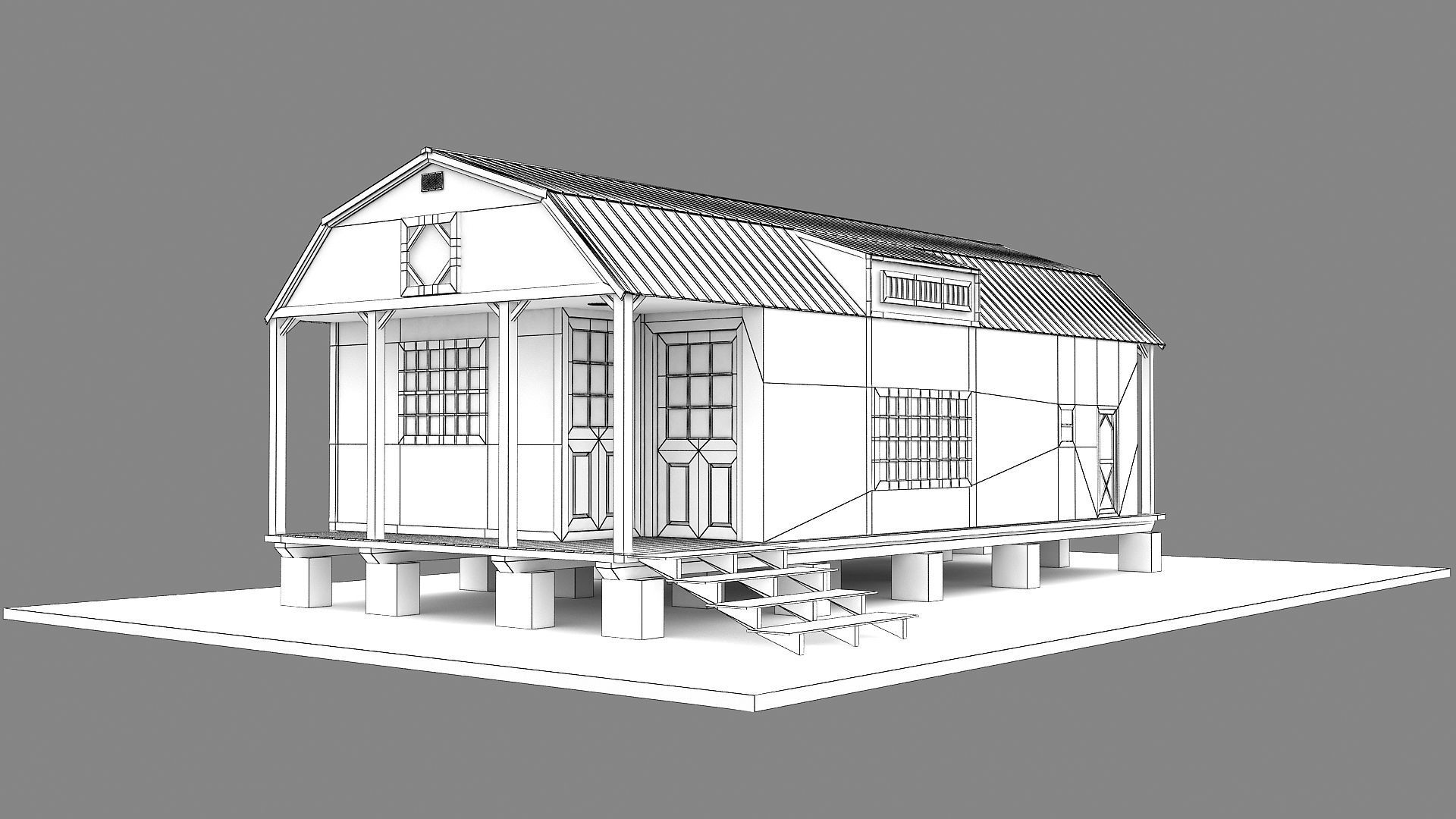 Tiny House 3D model 3D model | CGTrader