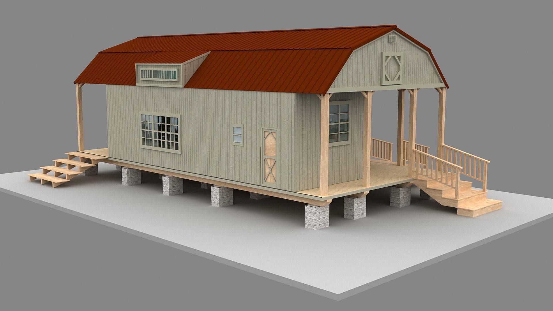 Tiny House 3D model 3D model | CGTrader