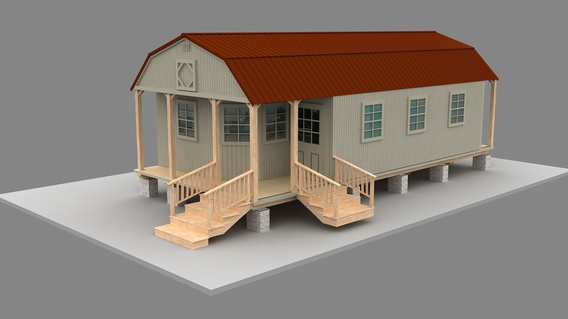 Tiny House 3D model 3D model | CGTrader