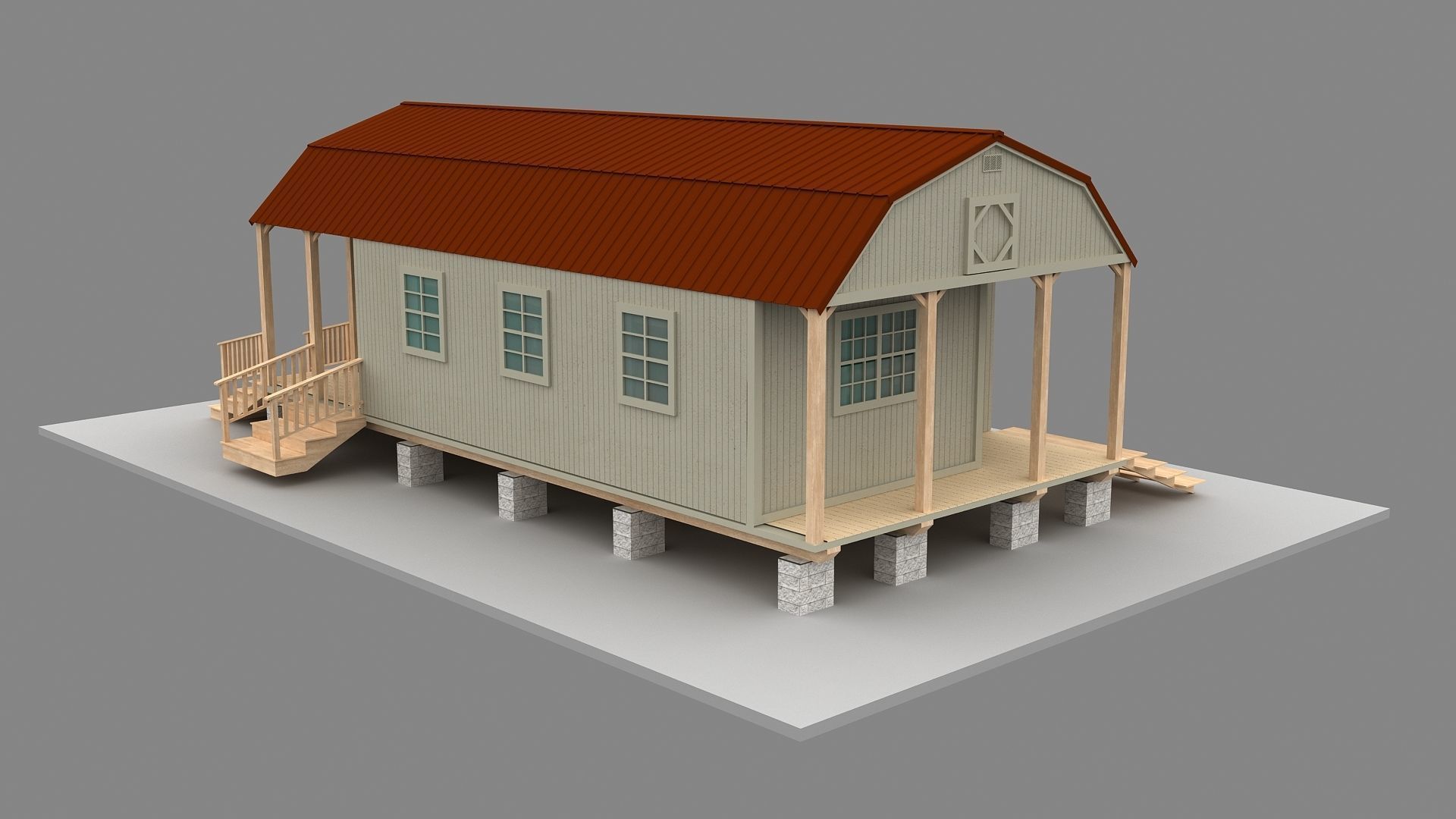 Tiny House 3D model 3D model | CGTrader