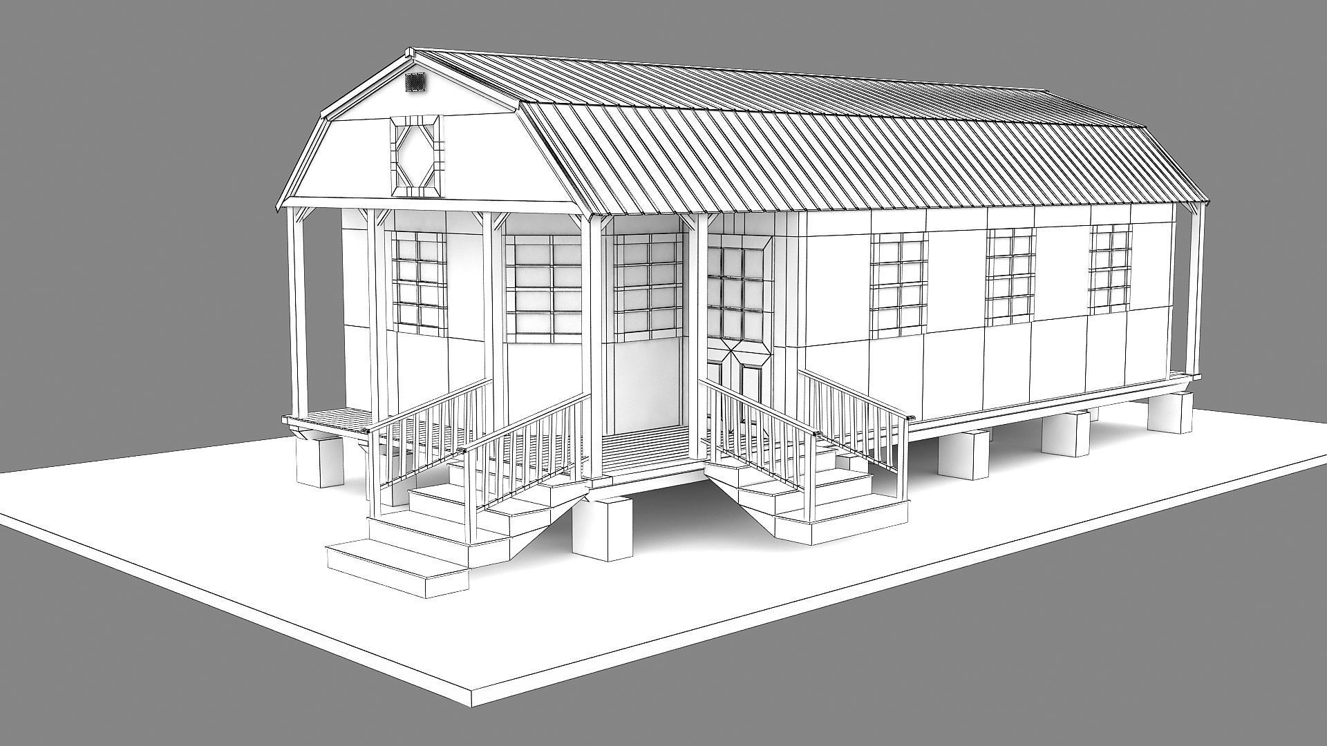 Tiny House 3D model 3D model | CGTrader