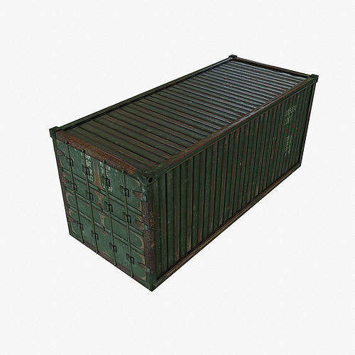 3D model Container 2 shipping VR / AR / low-poly | CGTrader