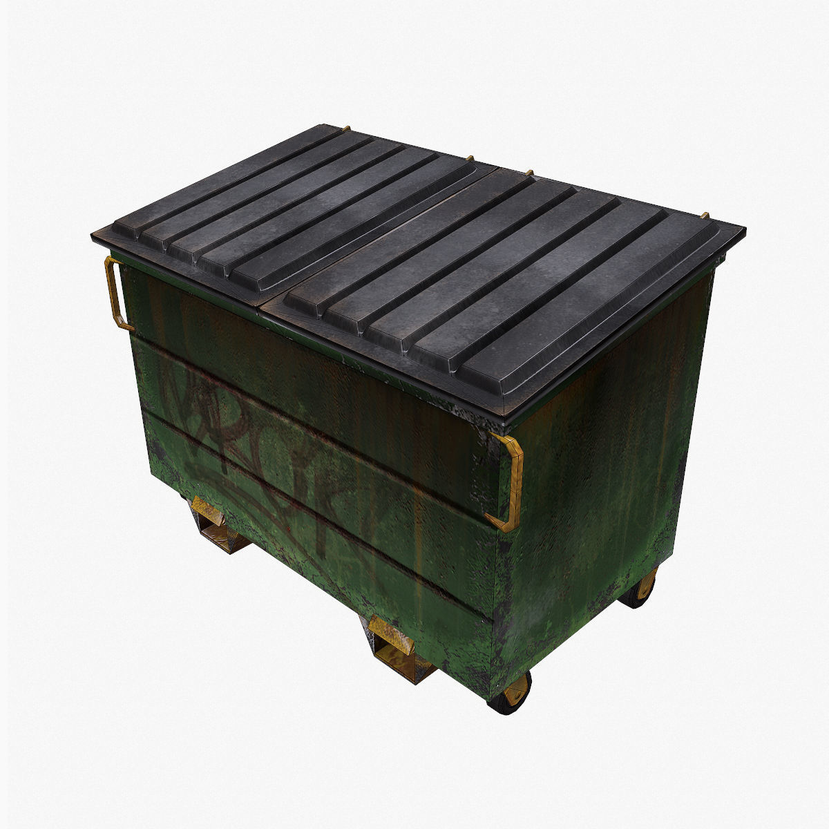 3D model Garbage Dumpster VR / AR / low-poly | CGTrader