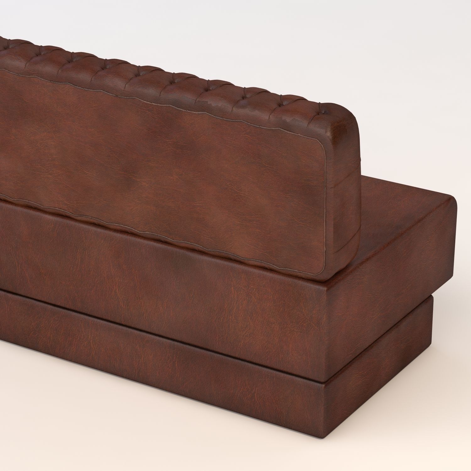 27 Feet Long Tufted Banquette 3D model | CGTrader