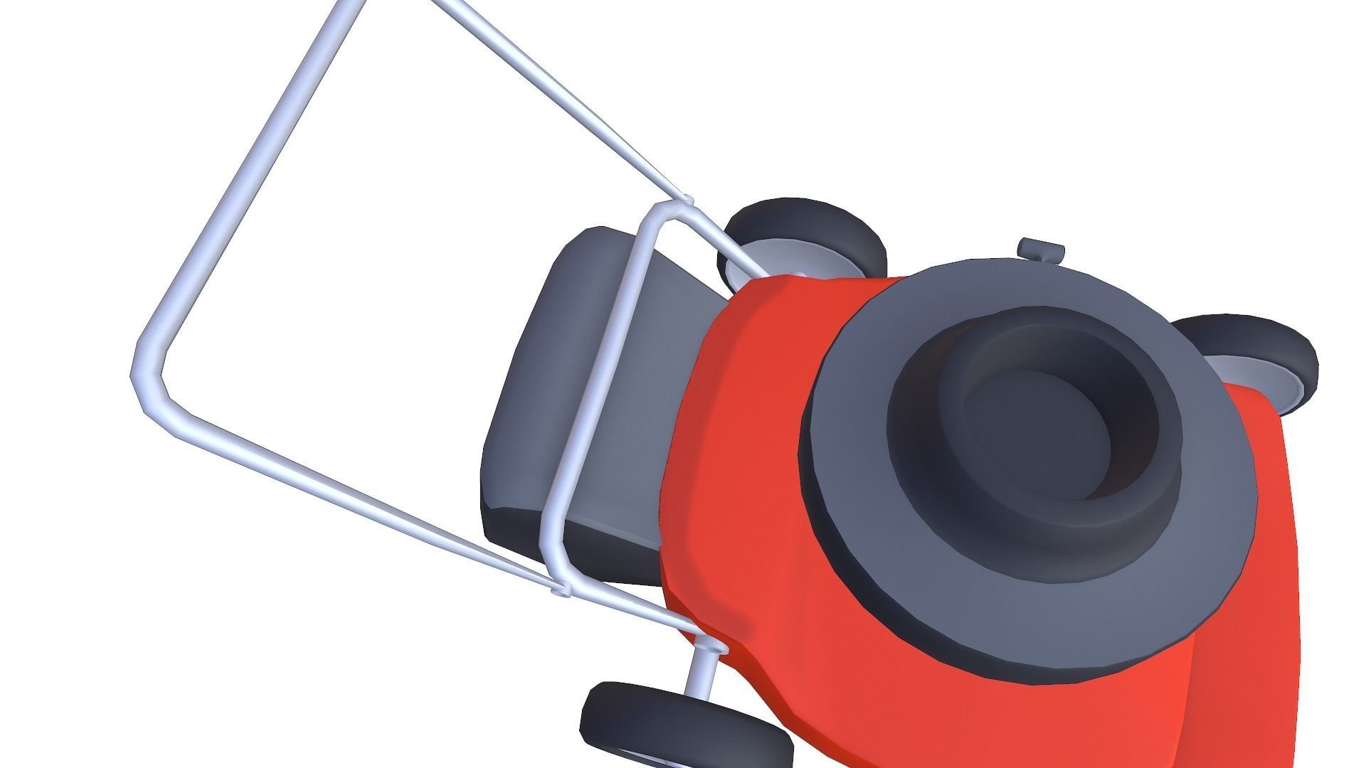 3D model Cartoon Lawn Mower VR / AR / low-poly | CGTrader