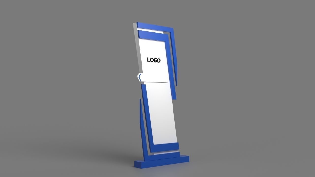 Standee 3D model | CGTrader