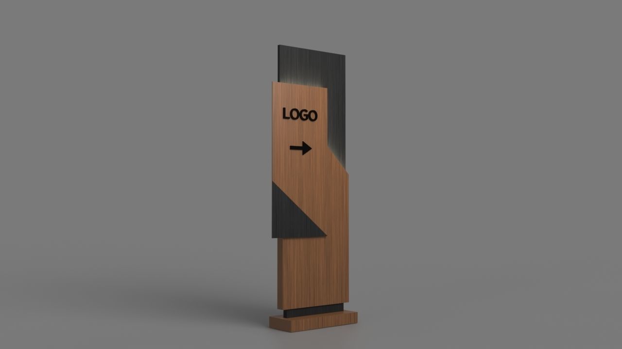 Standee 3D model | CGTrader