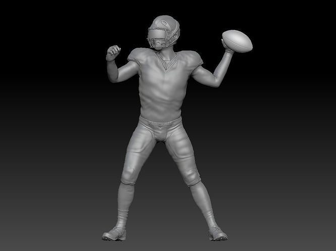 NFL PLAYER QUARTERBACK 3D model 3D printable | CGTrader