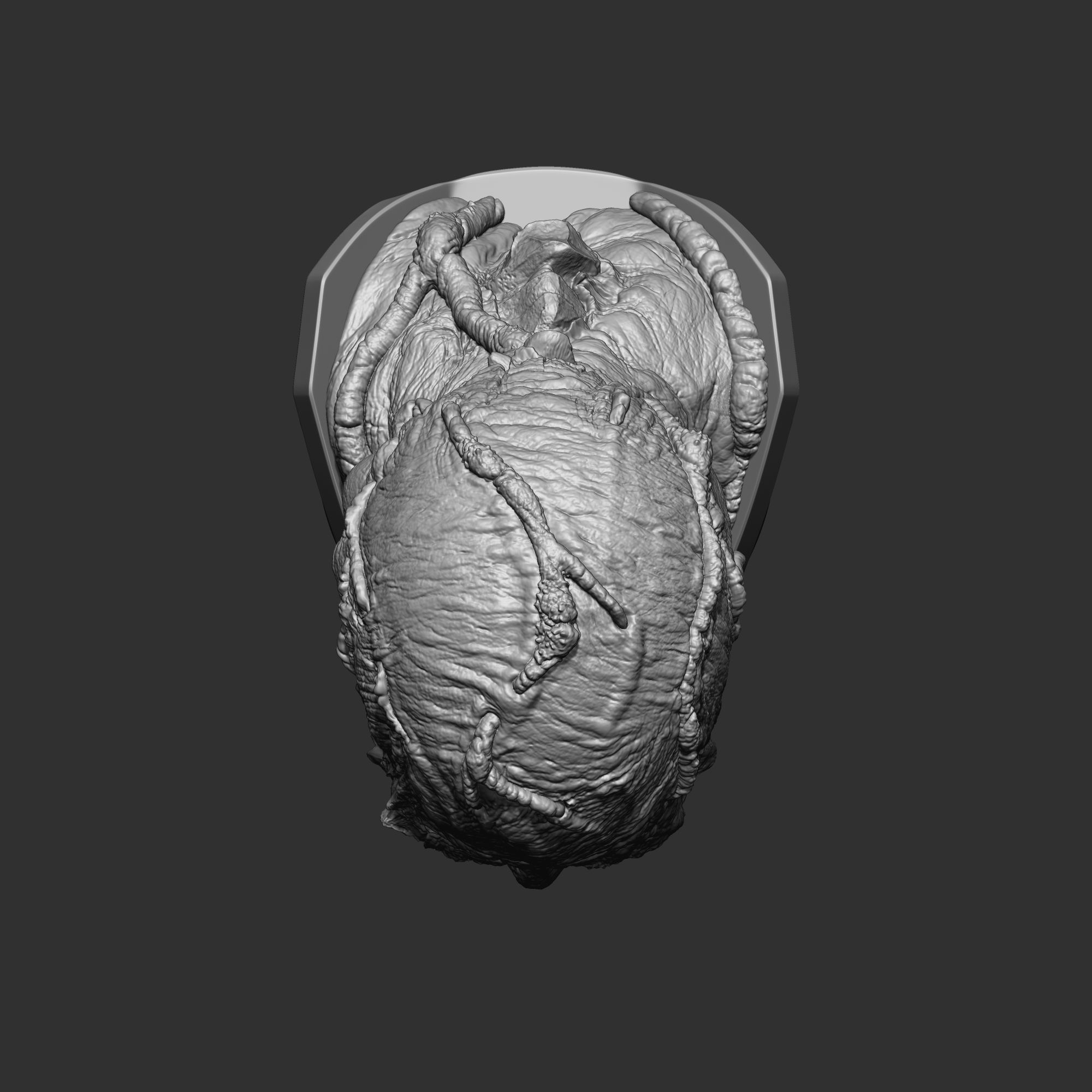 Zombie Bust 3D Print 3D model 3D printable | CGTrader