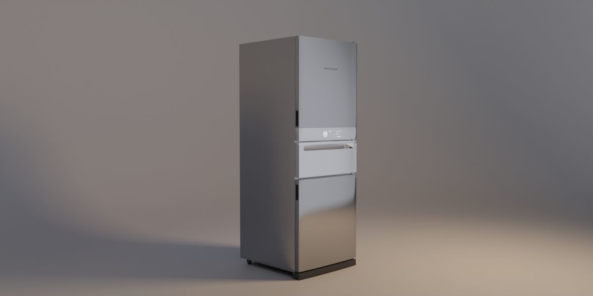 3D model Refrigerator Brastemp Inverse 3p VR / AR / low-poly | CGTrader