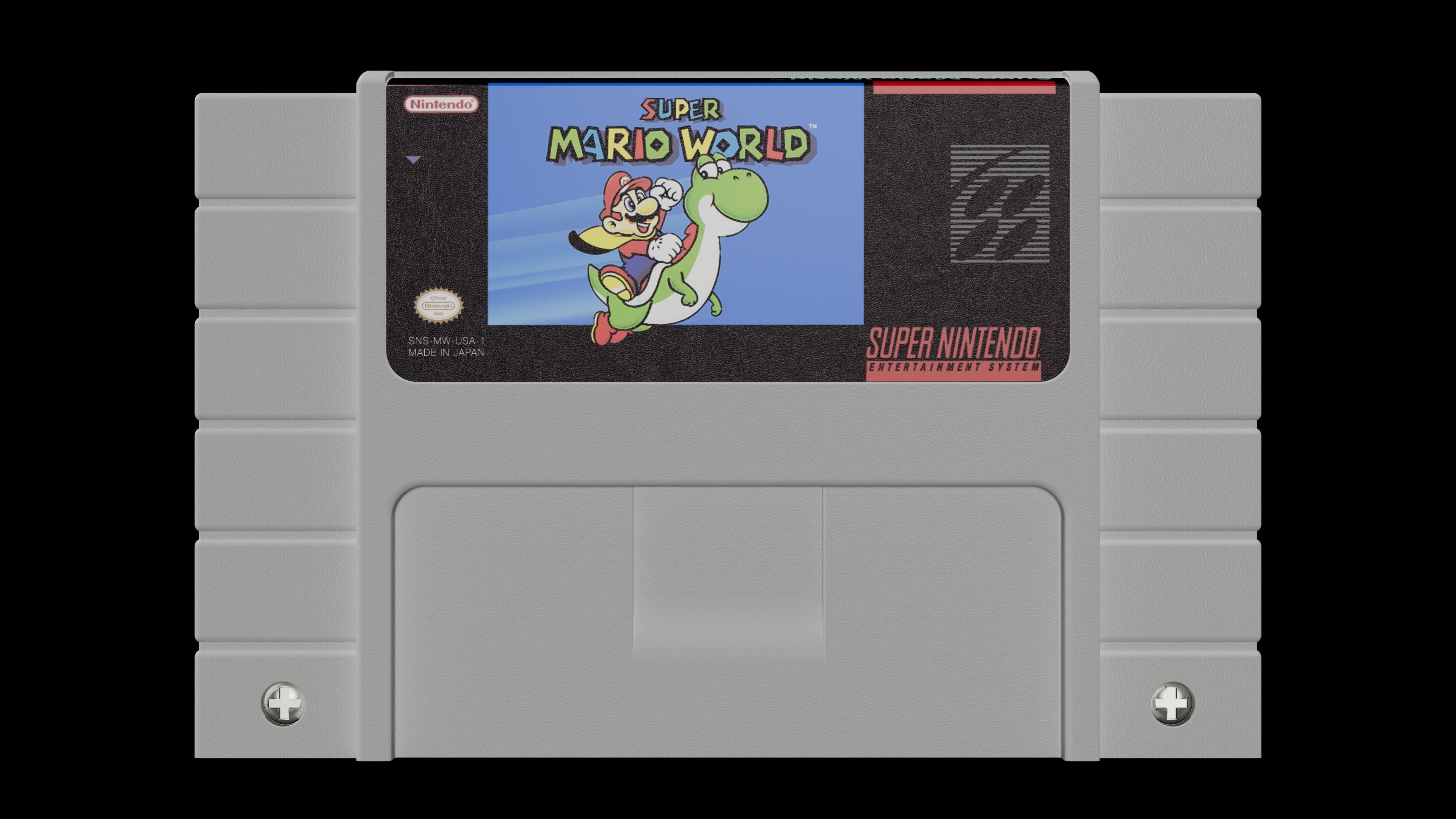 Snes Cartridges 3D model | CGTrader