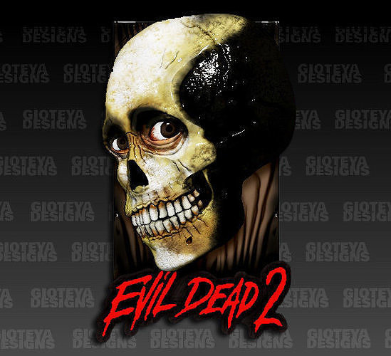 Evil Dead 2 Poster 3D model | CGTrader