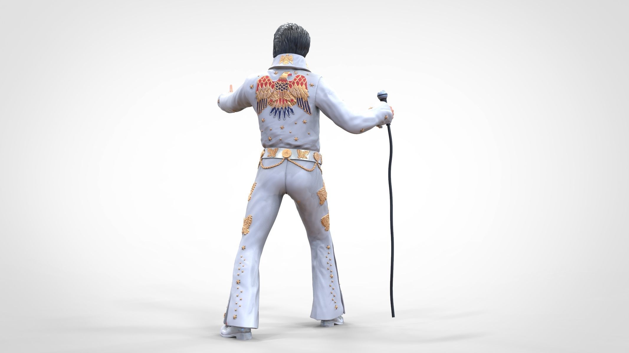 Elvis Presley on the scene 3D model 3D printable | CGTrader
