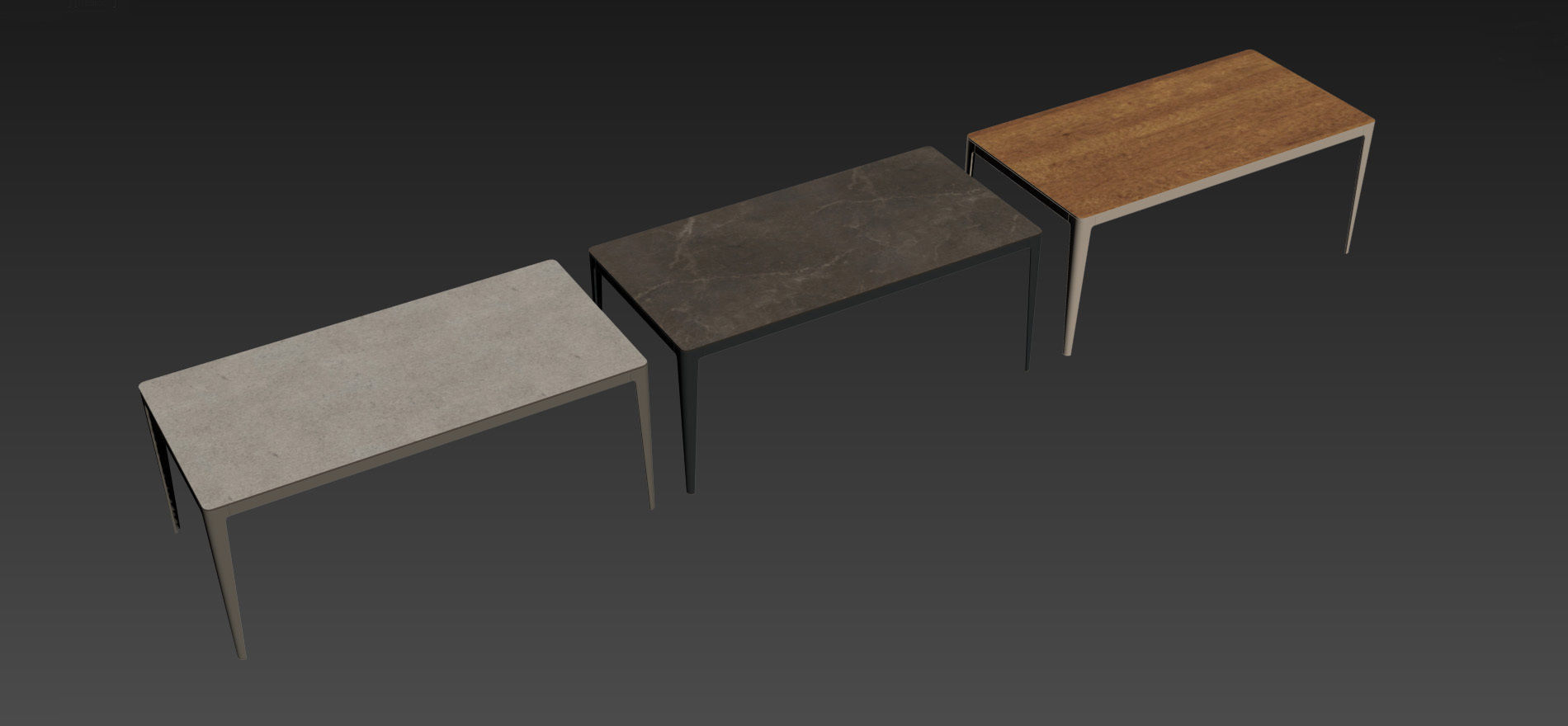 Long Island Rimadesio table 3D model | CGTrader