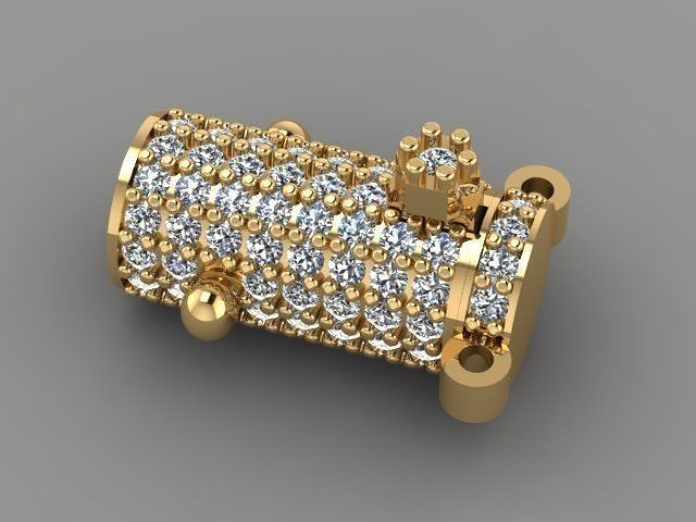 clasp round small 3D model 3D printable | CGTrader