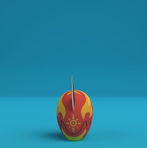 Digimon Digi-Egg of Courage 3D model 3D printable | CGTrader