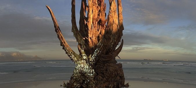 Alien Dragon God Bone Massive 2 3D model | CGTrader