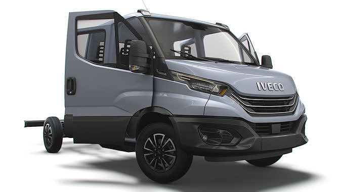 Iveco Daily Crew Cab L3 Chassis 2023 3D model | CGTrader
