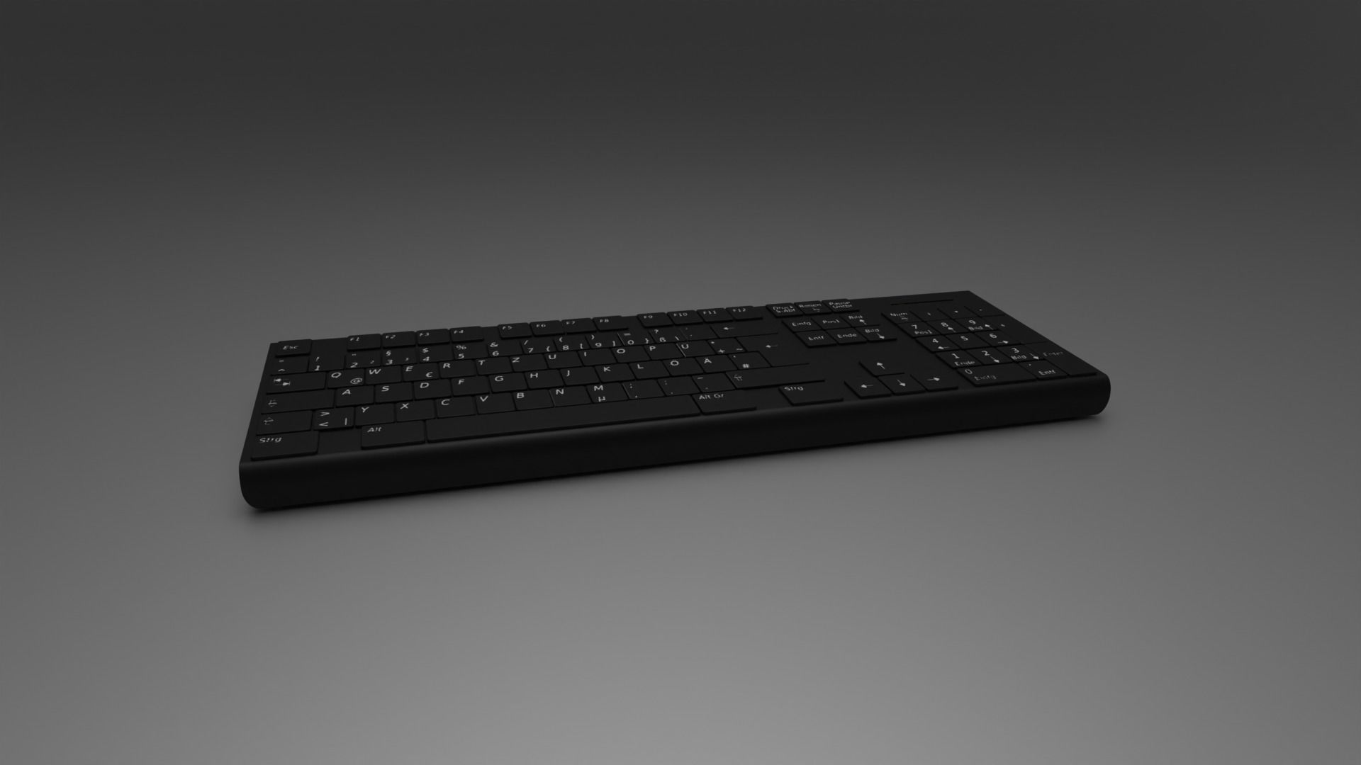 3D model Keyboard VR / AR / low-poly | CGTrader