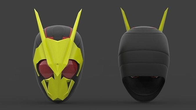 Kamen Rider Zero One Helmet 3D model 3D printable | CGTrader