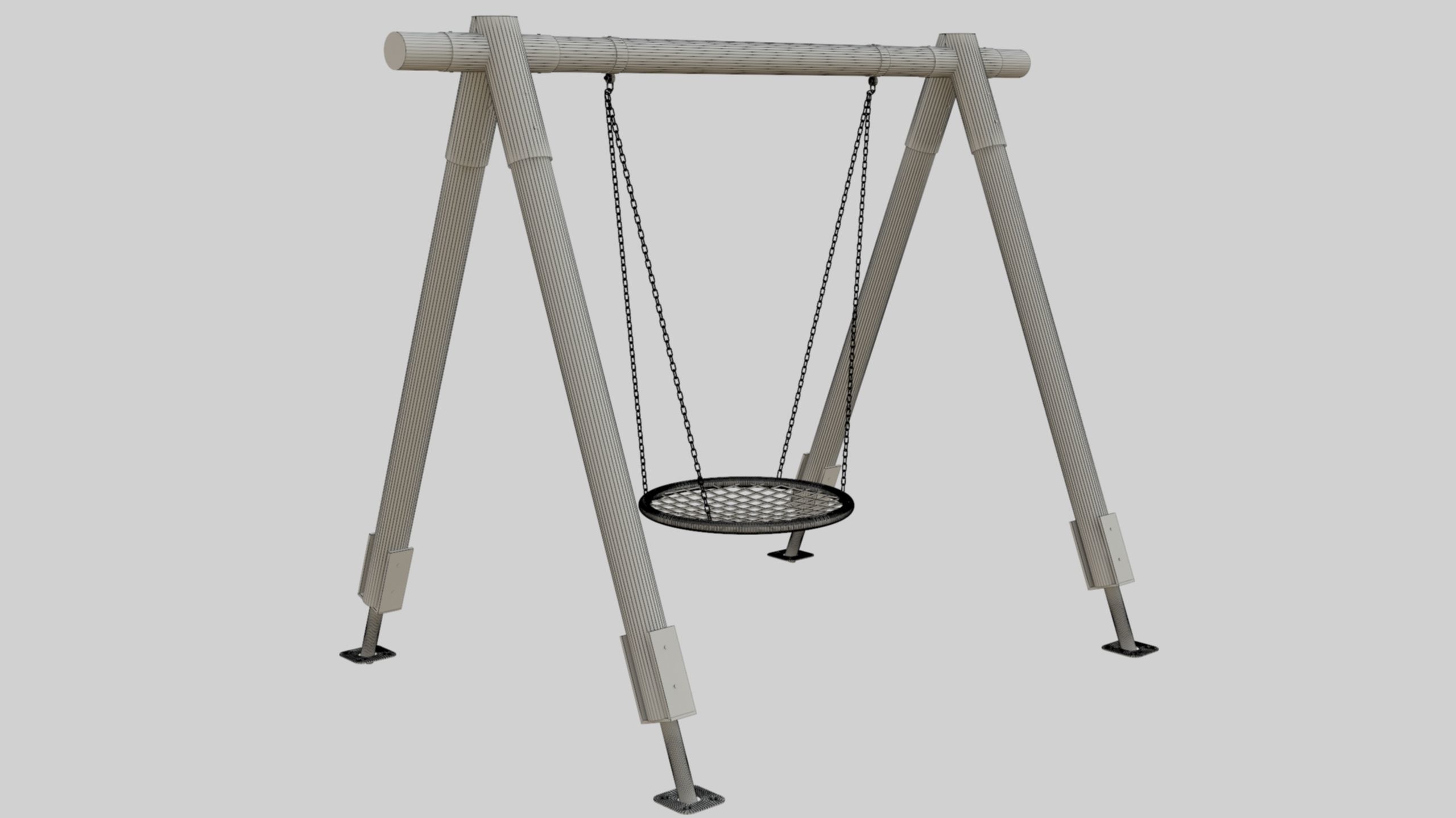 Playground Portal Swing - 01 3D model | CGTrader