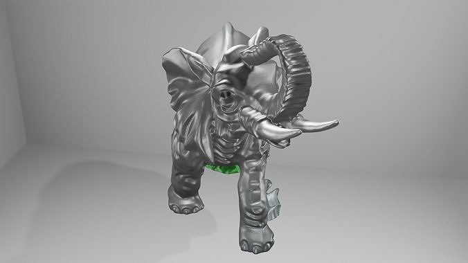 Elephant 3D print 3D model 3D printable | CGTrader