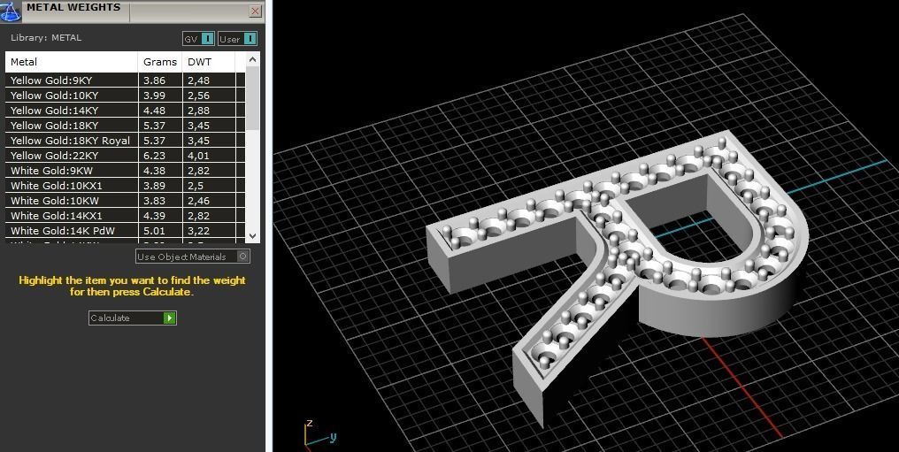 Letter R Model 2880 3D model 3D printable | CGTrader