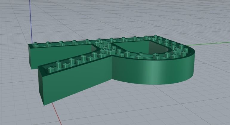 Letter R Model 2880 3D model 3D printable | CGTrader