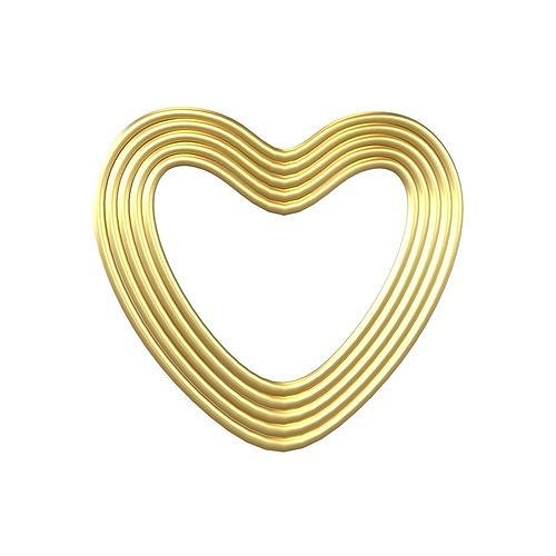 3D model Line Heart Icon v1 011 VR / AR / low-poly | CGTrader