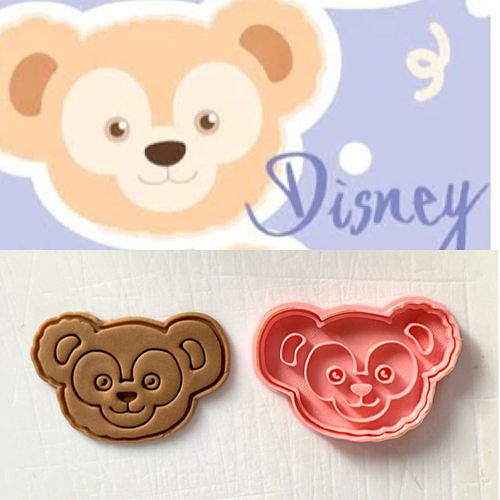 DUFFY AND FRIENDS - DUFFY BEAR COOKIE CUTTER STAMP 3D model 3D ...