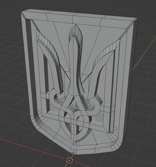 Printable hangable TRIDENT frame free 3D model 3D printable | CGTrader