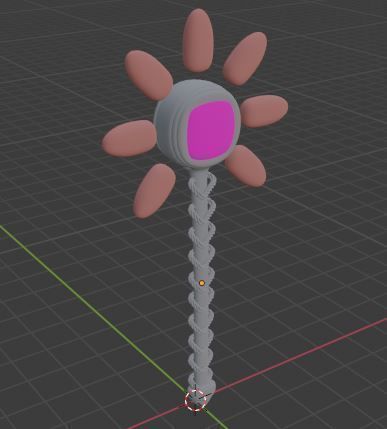3D model Staff of Flower VR / AR / low-poly | CGTrader
