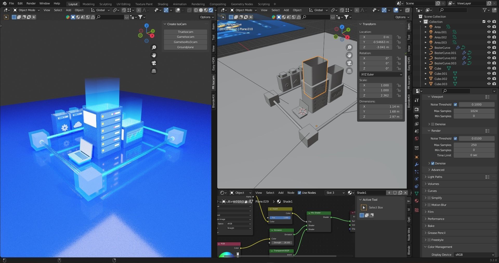 3D Render of Blockchain Technology for Visualization 3D model | CGTrader