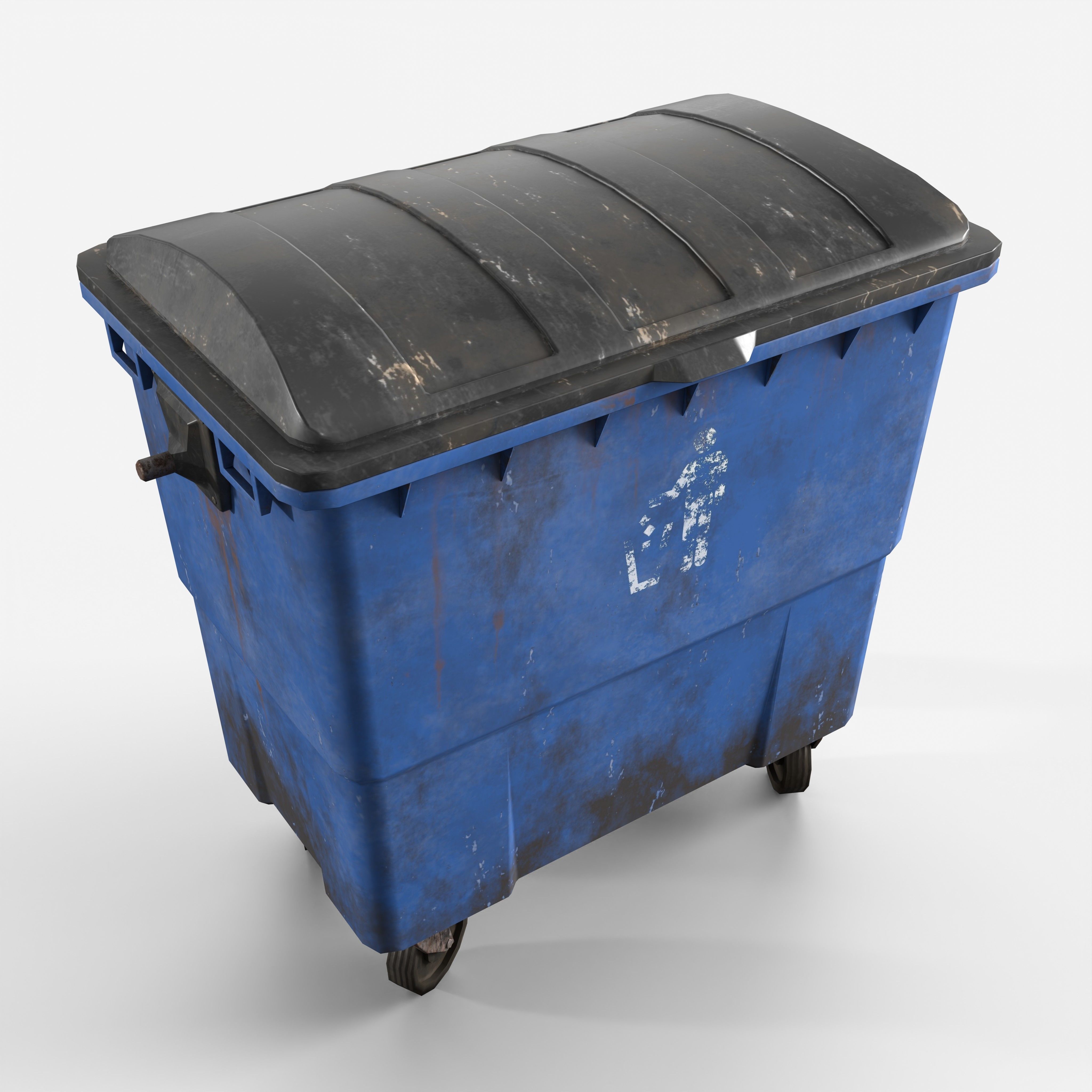 3D model Public Dumbster VR / AR / low-poly | CGTrader
