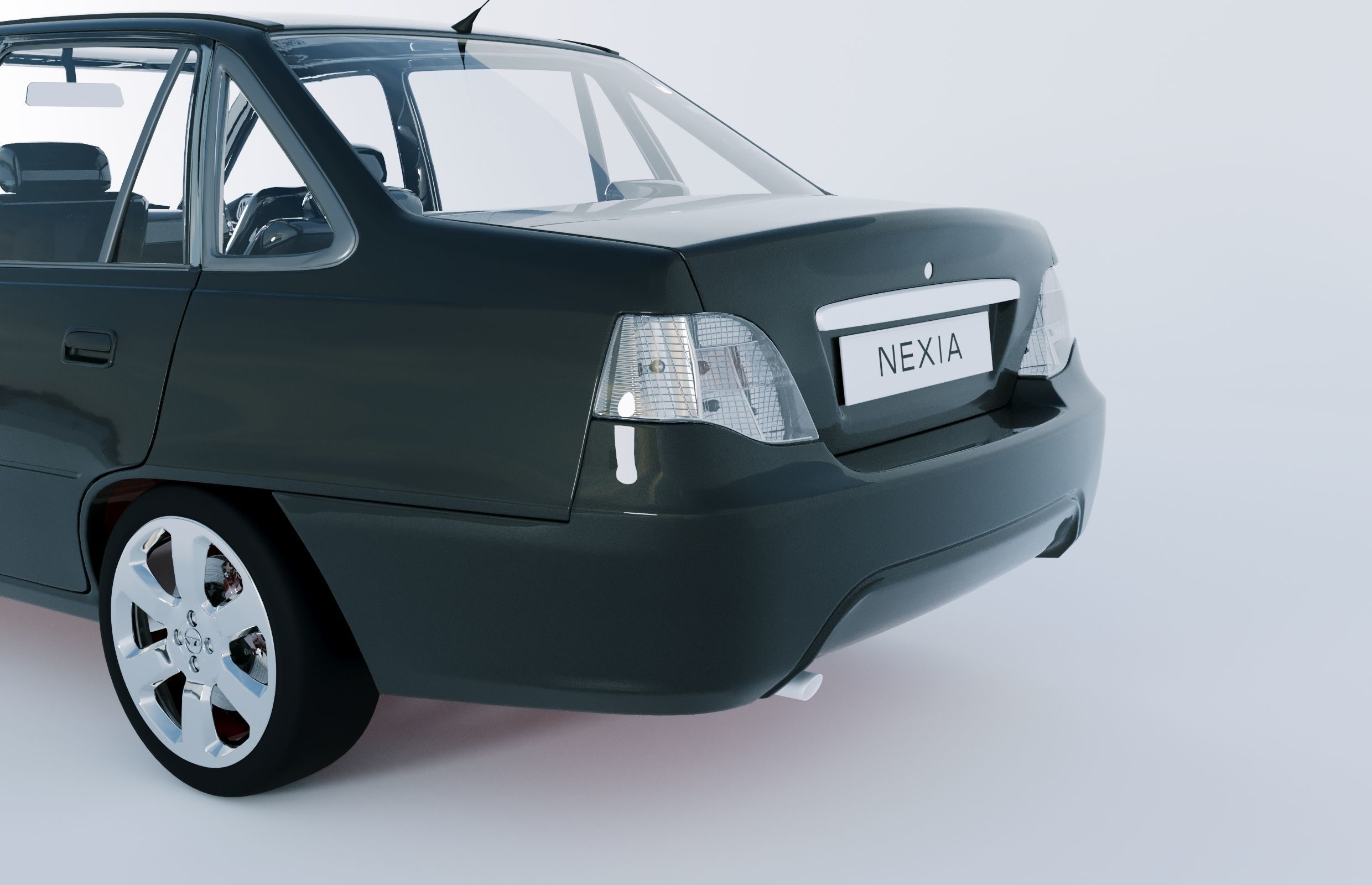Nexia turbo car 3D model | CGTrader