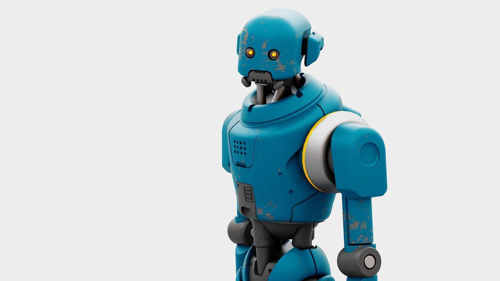 IMPERIAL PROTOCOL DROID RIGGED 3D model rigged | CGTrader