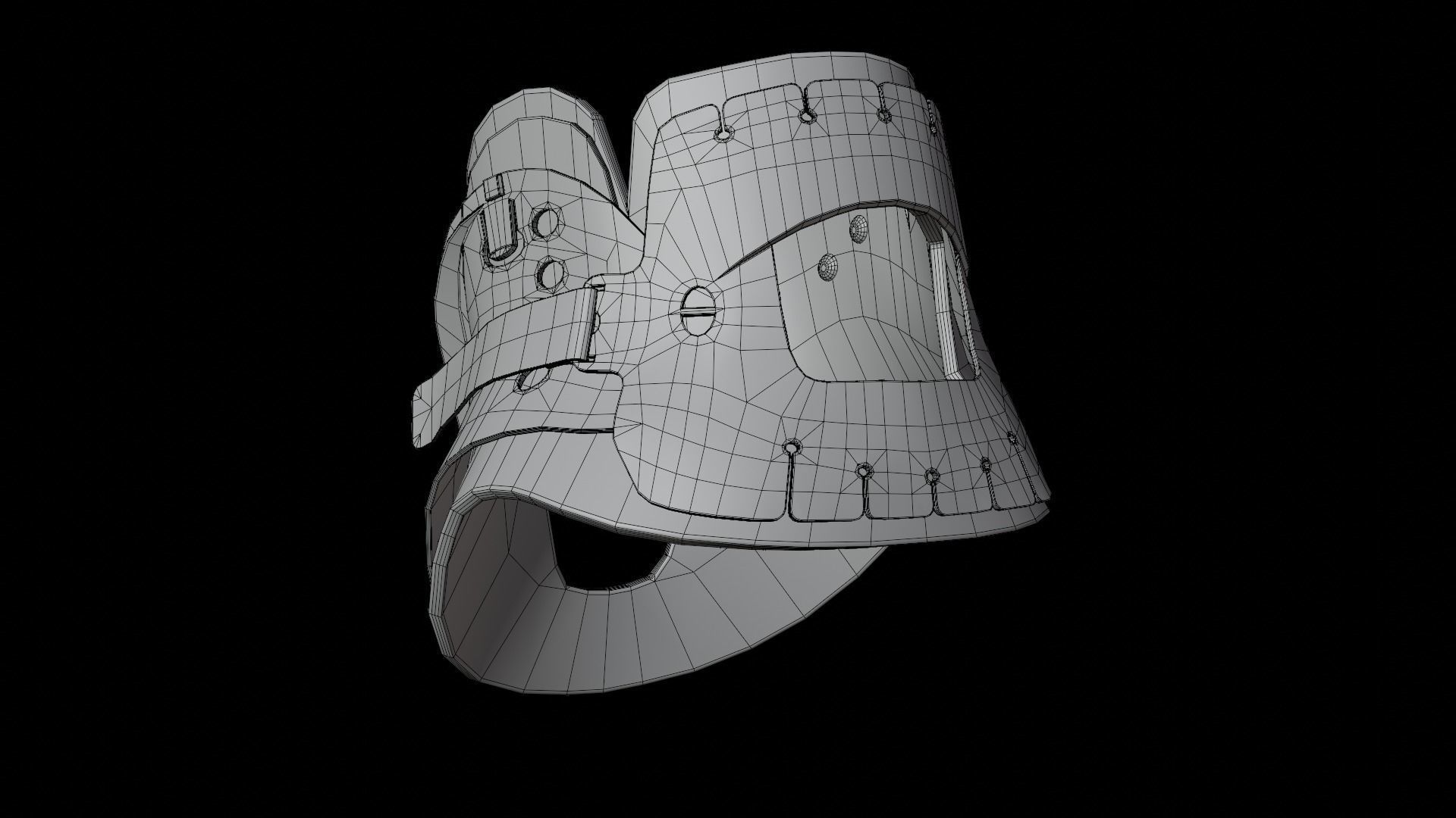 3D model Cervical Collar VR / AR / low-poly | CGTrader