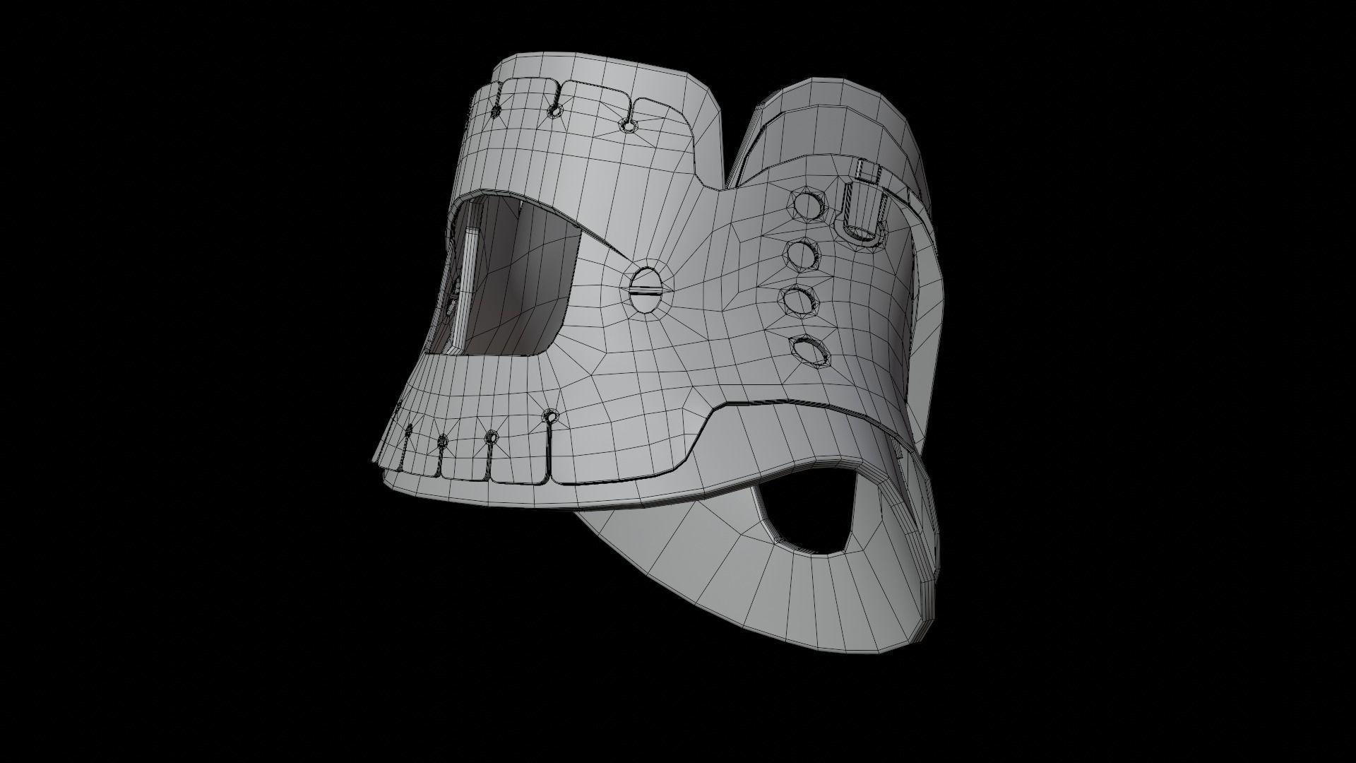 3D model Cervical Collar VR / AR / low-poly | CGTrader
