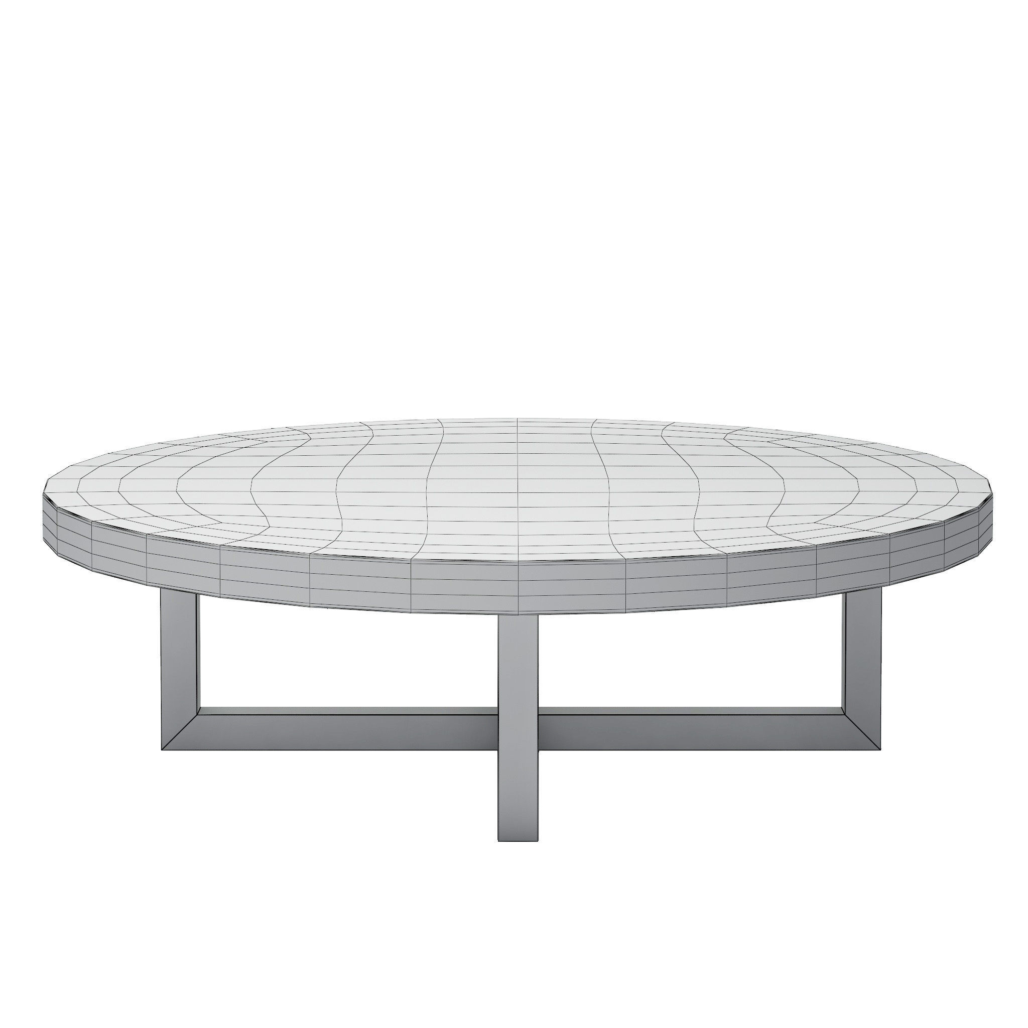 Heston Round Coffee Table 3D model | CGTrader