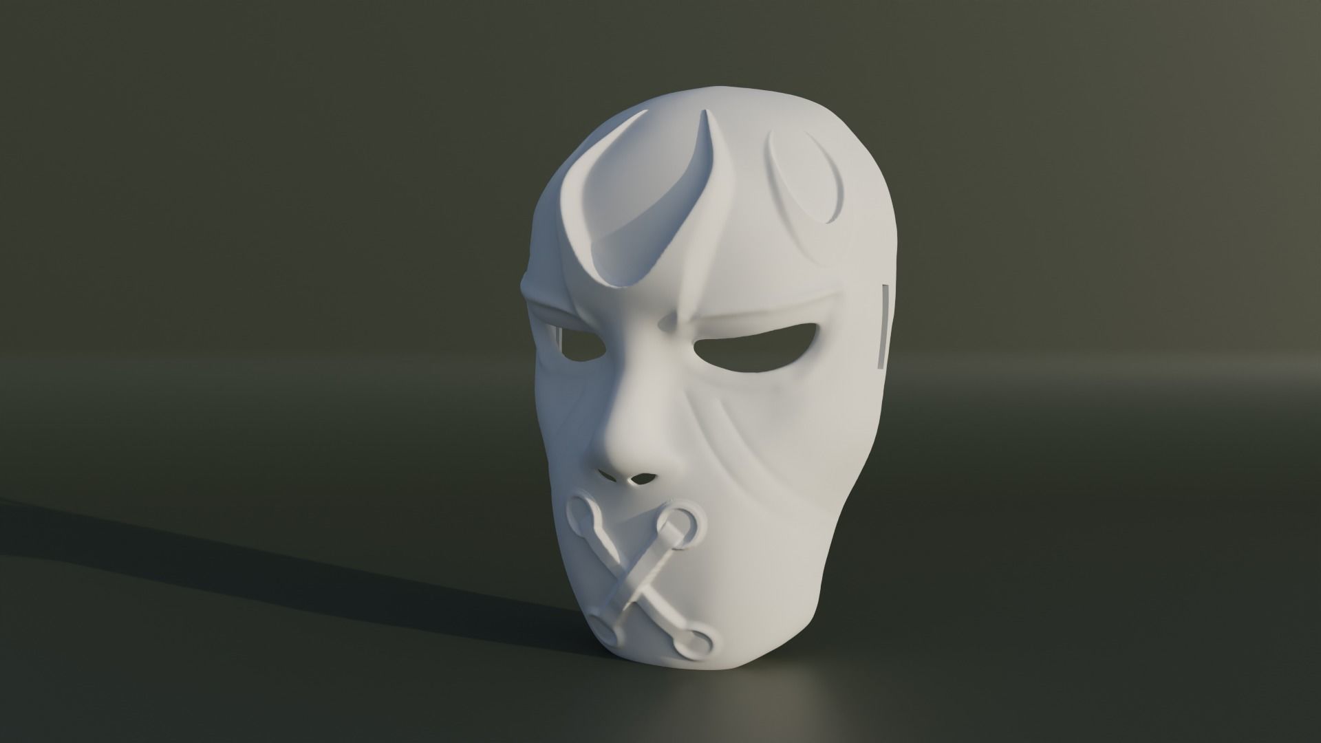 Cosplay Party Mask - Face Mask 3D model 3D printable | CGTrader