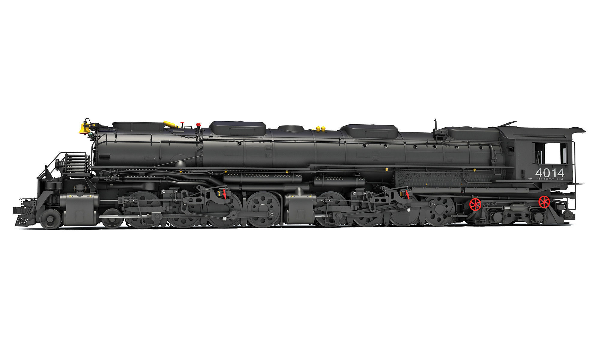 Steam Locomotive Big Boy Train 3D model | CGTrader