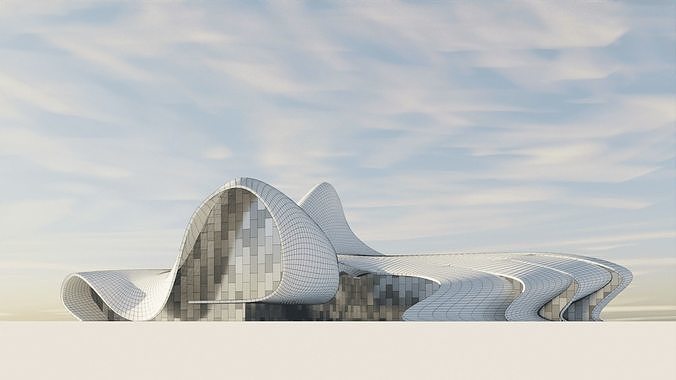 3D model Zaha Hadid - Heydar Aliyev Centre VR / AR / low-poly | CGTrader