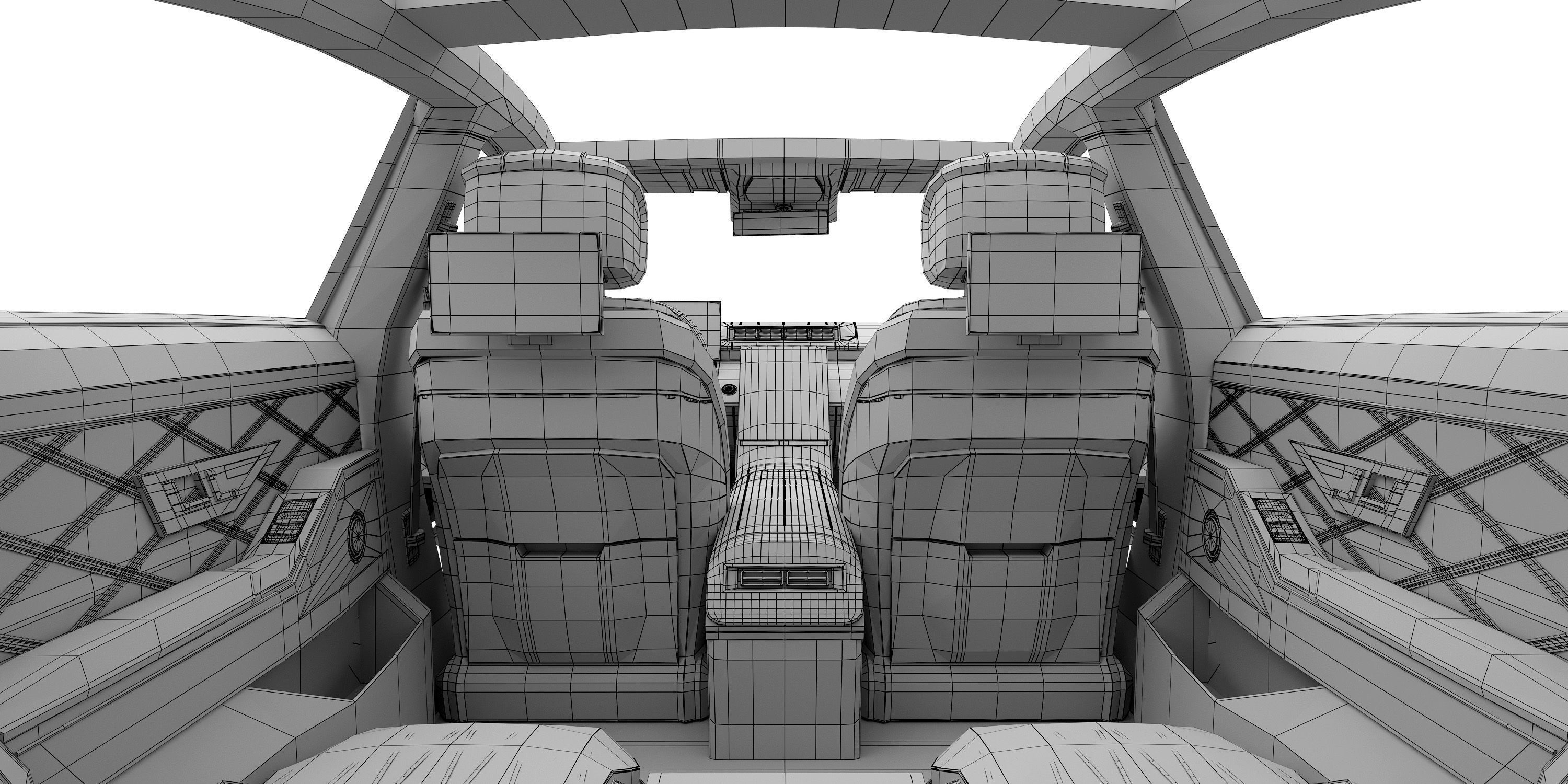 Mercedes-Benz S63 AMG interior 3D model | CGTrader